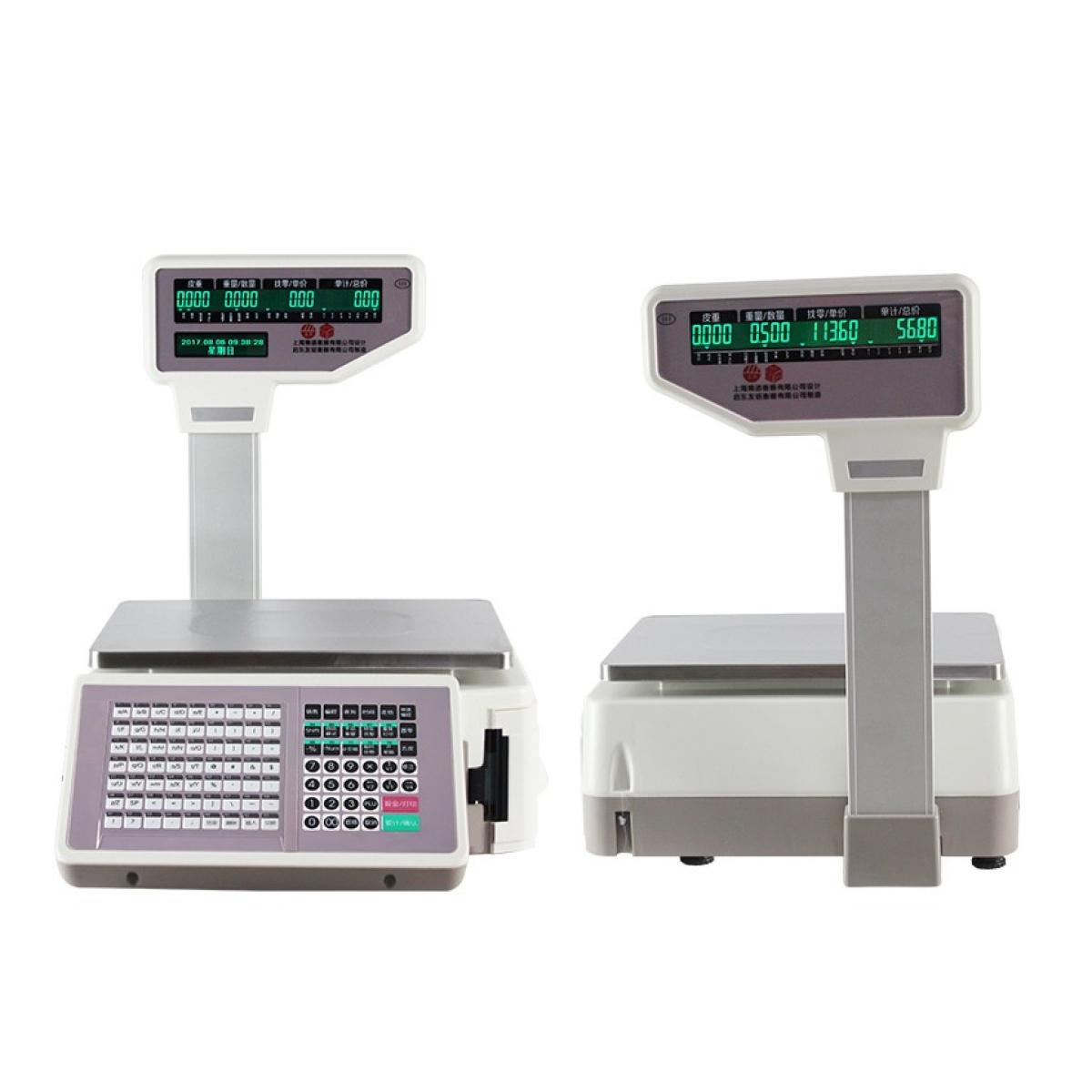 Electronic Barcode Label Printing Scales TM-A20B With Receipt Printer ...