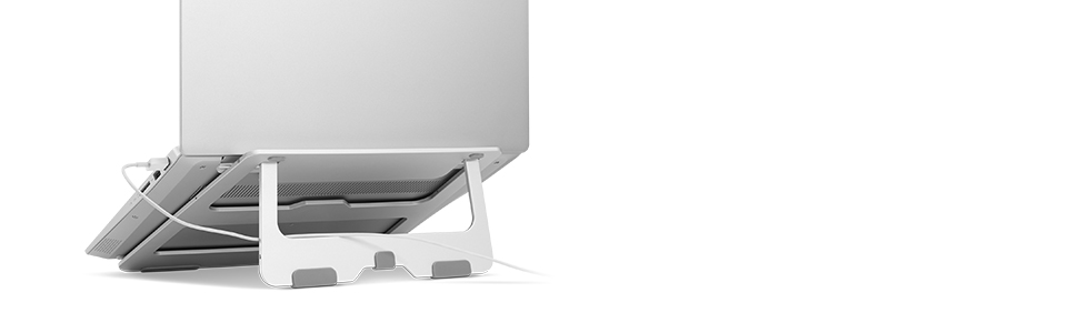 Portable Metal Laptop Stand | Comfortable Support & Improved ...